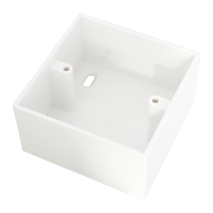 1 Gang 44 mm Deep PVCu Moulded Surface Pattress Back Box Plain Sides ...