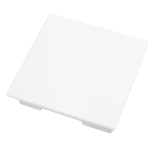 100 mm x 100 mm Maxi Trunking End Cap White - Centaur