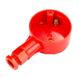 20 mm PVCu Conduit Terminal Box Red with Gland - Centaur