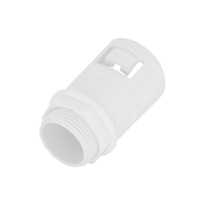 25 mm Flexible Conduit Adaptor White - Centaur