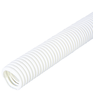 25 mm PVC Flexible Conduit White (50m Coil) - Centaur