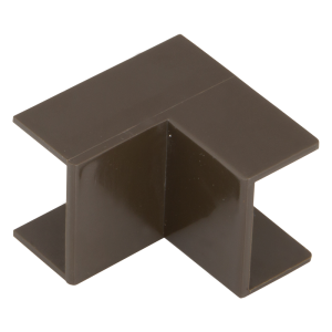 25 mm x 16 mm Mini Trunking Internal Bend Brown - Centaur
