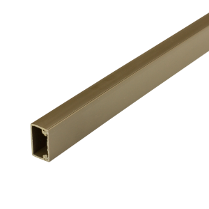 25 mm x 16 mm PVCu Self Adhesive Mini Trunking Brown (3m Length) - Centaur