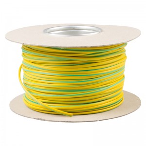 3 mm PVC Green / Yellow Earth Sleeving (100m Reel) - Centaur