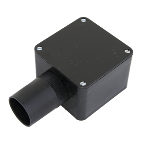 32 mm PVCu Conduit Terminal Box Black - Centaur
