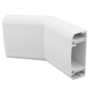 Chamfered Dado Trunking 45 Degree Internal Angle White for ACD 4 - Centaur