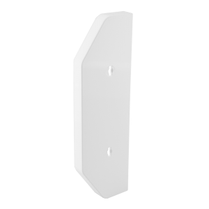 Chamfered Dado Trunking End Cap White for BCD 2 (Pack of 2) - Centaur