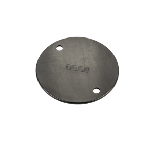 Circular Conduit Box Lid Black - Centaur