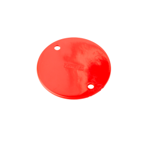 Circular Conduit Box Lid Red - Centaur
