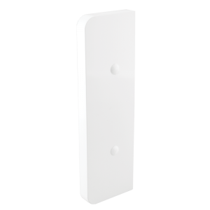 Square Dado Trunking End Cap White for BSD 1 (Pack of 2) - Centaur